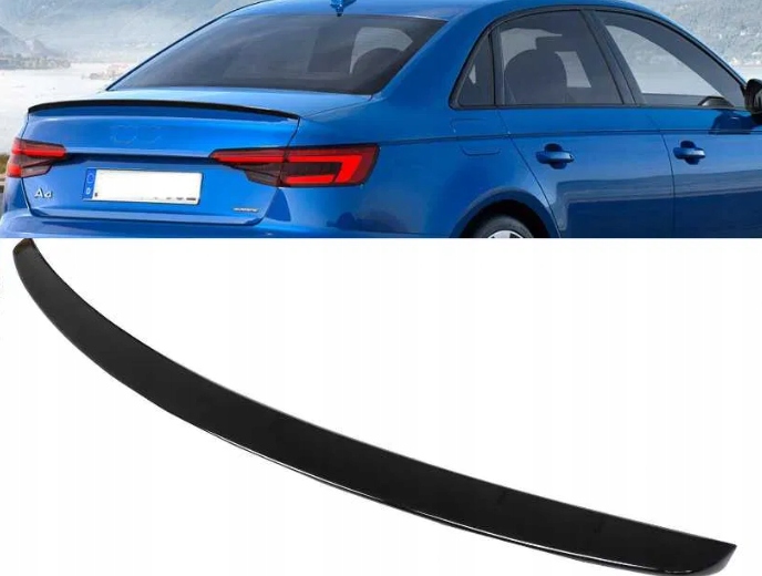 SPOILER SPOJLER LOTKA AUDI A4 B9 CZARNY POŁYSK za 199.00PLN z ...