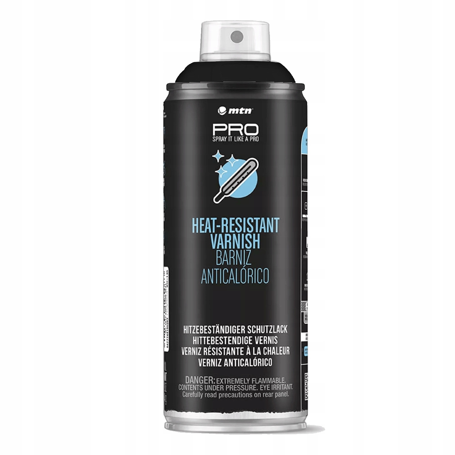 Vysokoteplotní lak MAT Spray černý 400 ml MTN 690°C za 148.00CZK - Allegro