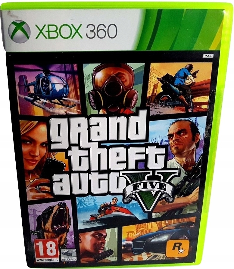 GRAND THEFT AUTO IV / GTA IV XBOX360 + GTA V XBOX 360 Z MAPĄ - 2xGRA ...