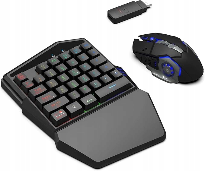 DARKWALKER BEZPRZEWODOWA KLAWIATURA I MYSZ DO KONSOLI XBOX ONE PS4 ...