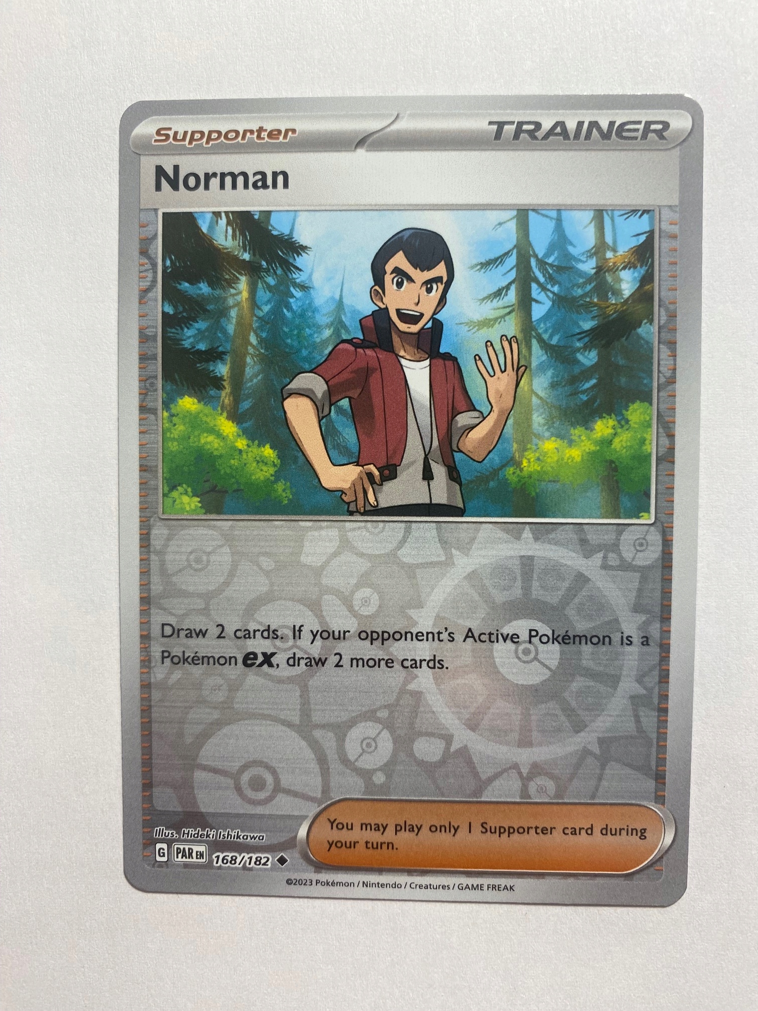 Pokemon Paradox RIft Reverse 168/182 Norman - Stan: nowy 2,50 zł ...