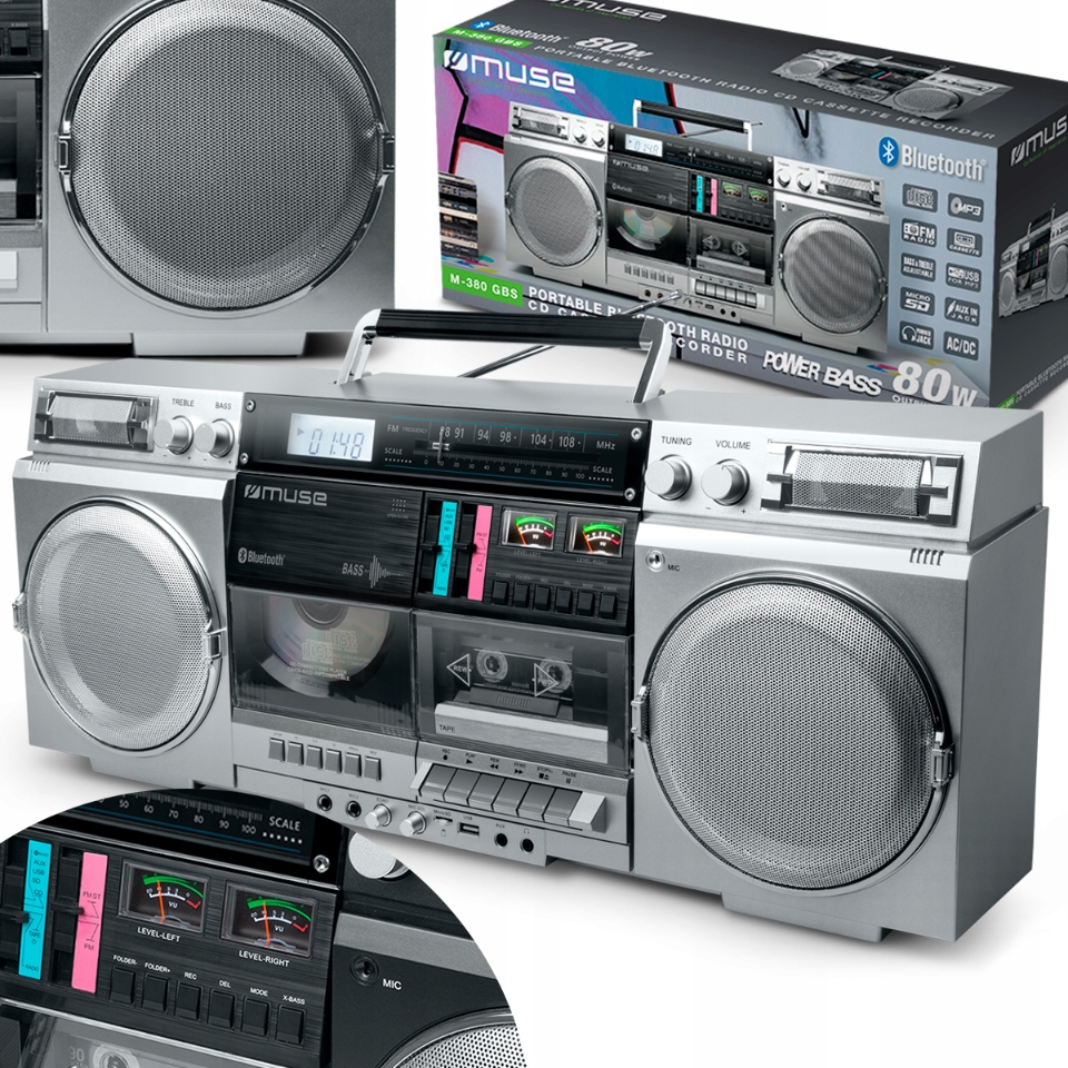 Nowy Radiomagnetofon Muse - Niska cena na Allegro