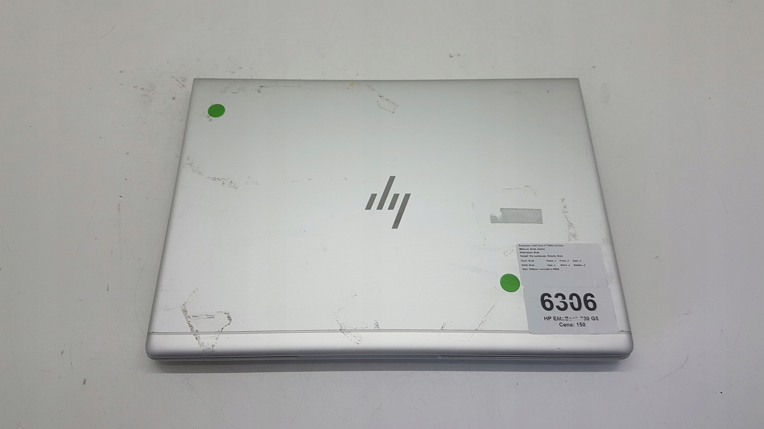 Laptop HP EliteBook 830 G5 (6306) - Sklep, Opinie, Cena w Allegro