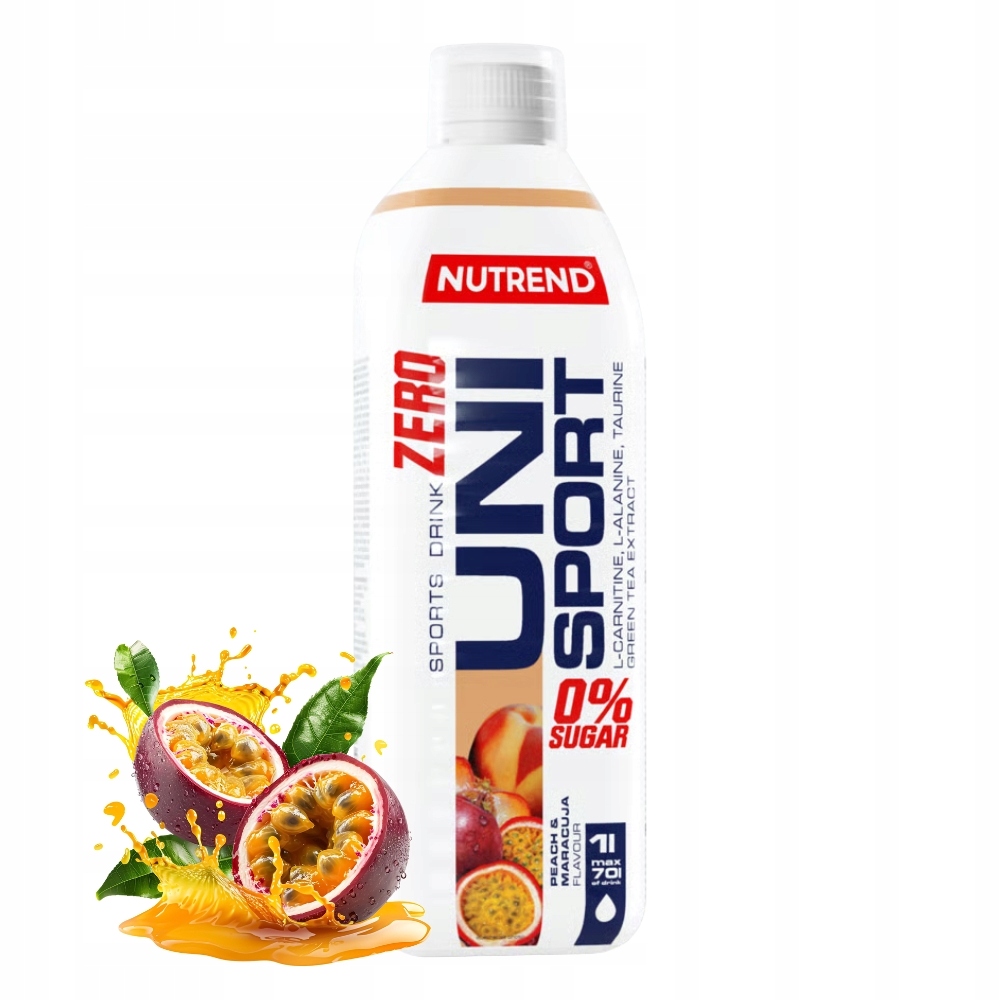 Isotonic Nutrend Unisport Zero 1000 ml broskev/marakuja bez cukru ...