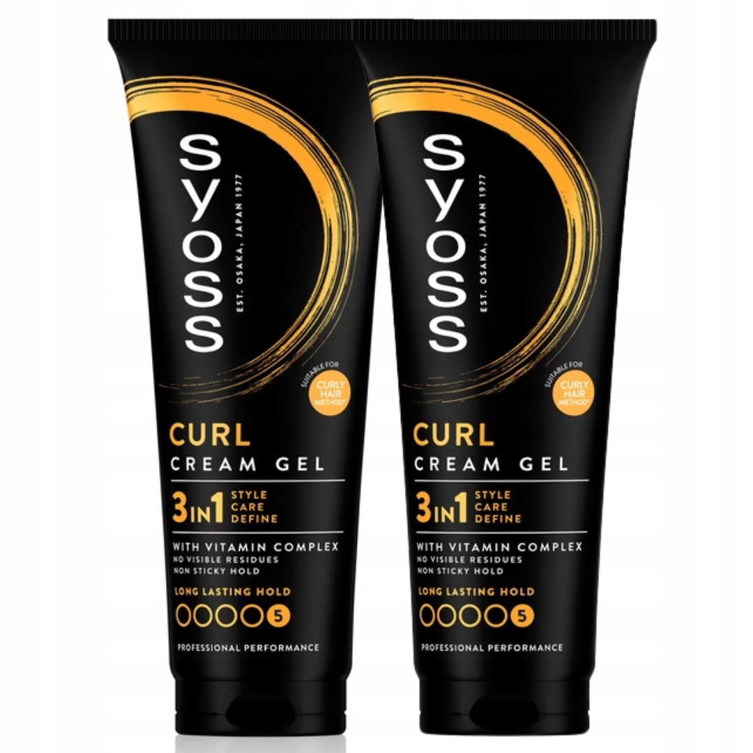 Syoss Curl Control gél na úpravu kučeravých a vlnitých vlasov 250 ml x2 za 13.14EUR - Allegro