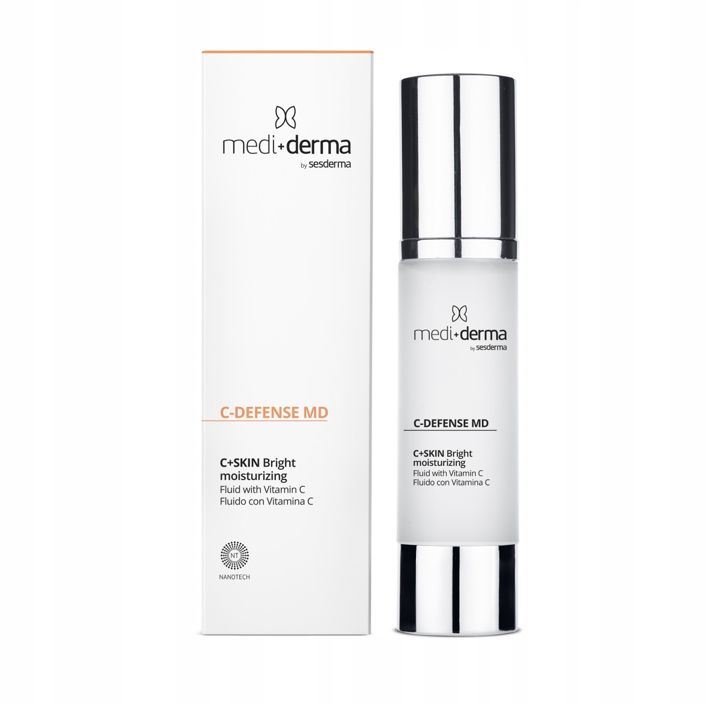 Emulsja wielozadaniowy do twarzy Mediderma C-DEFENSE rewitalizacja skóry dzień i noc 50 ml ...