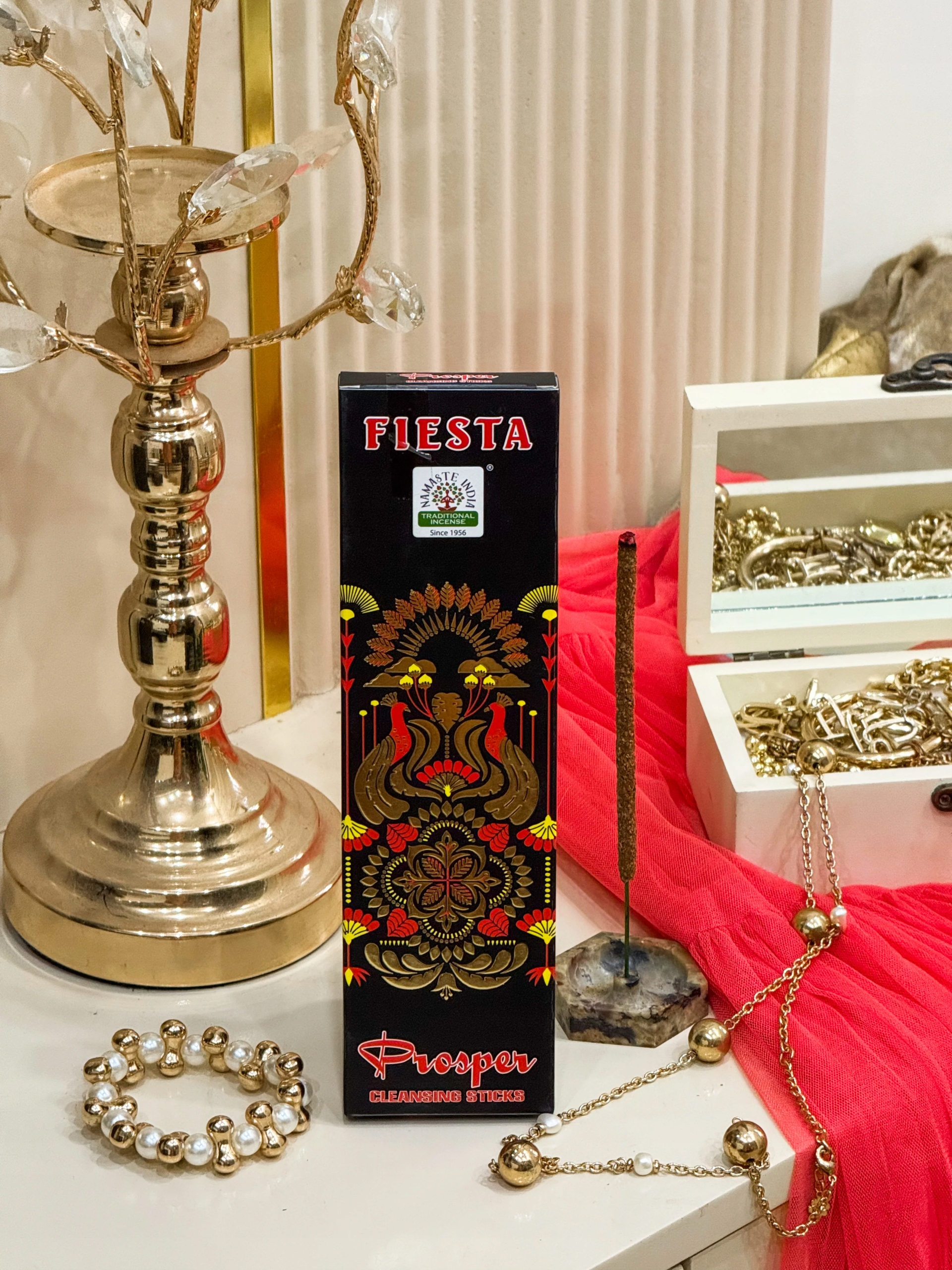 NAMASTE INDIA FIESTA - Prosper - Természetes Pálcikás Füstölők ...
