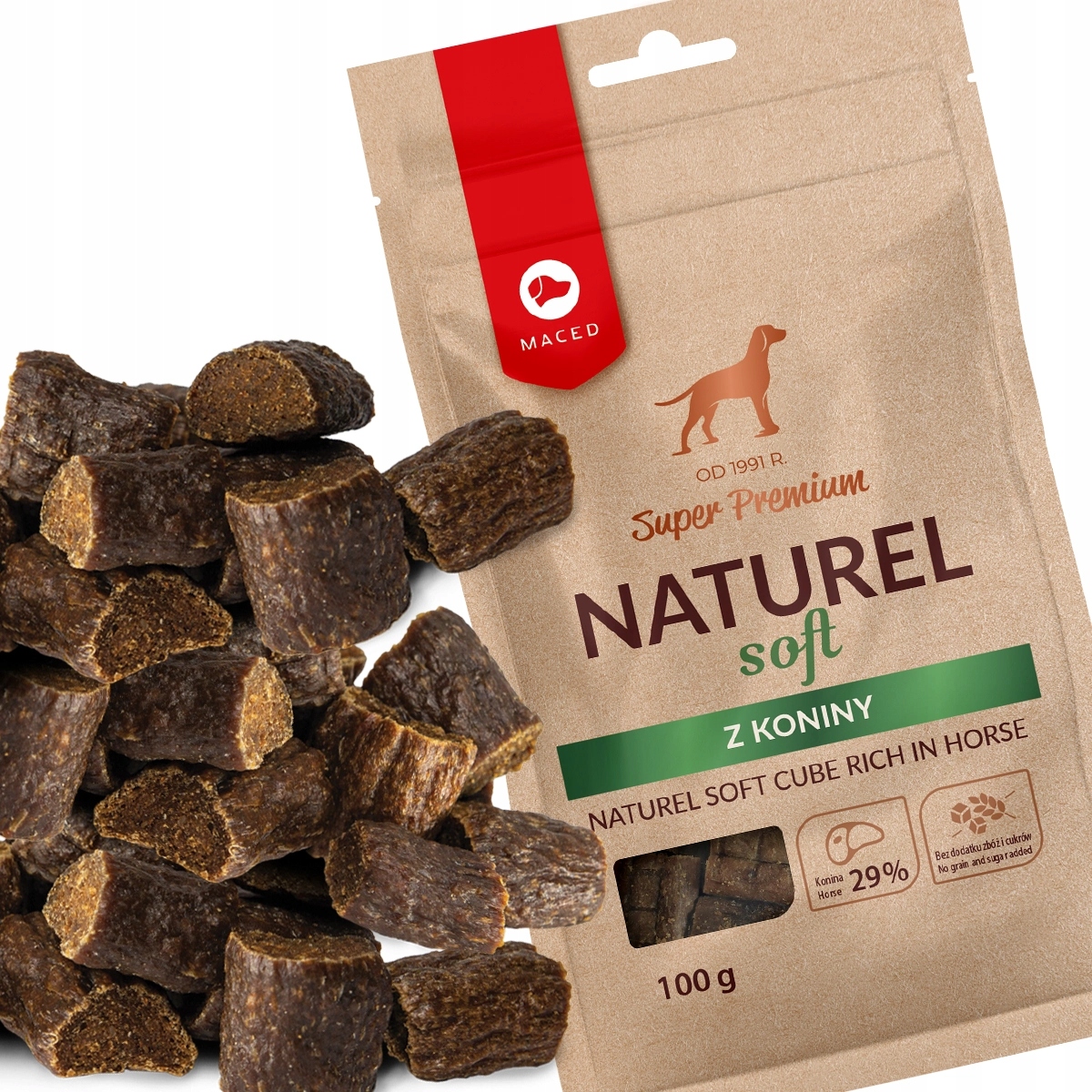 Miękki Przysmak KONINA smaczek PSA Naturalny 100 g (5907489324045 ... Miękki Przysmak KONINA smaczek PSA Naturalny 100 g (5907489324045 ...