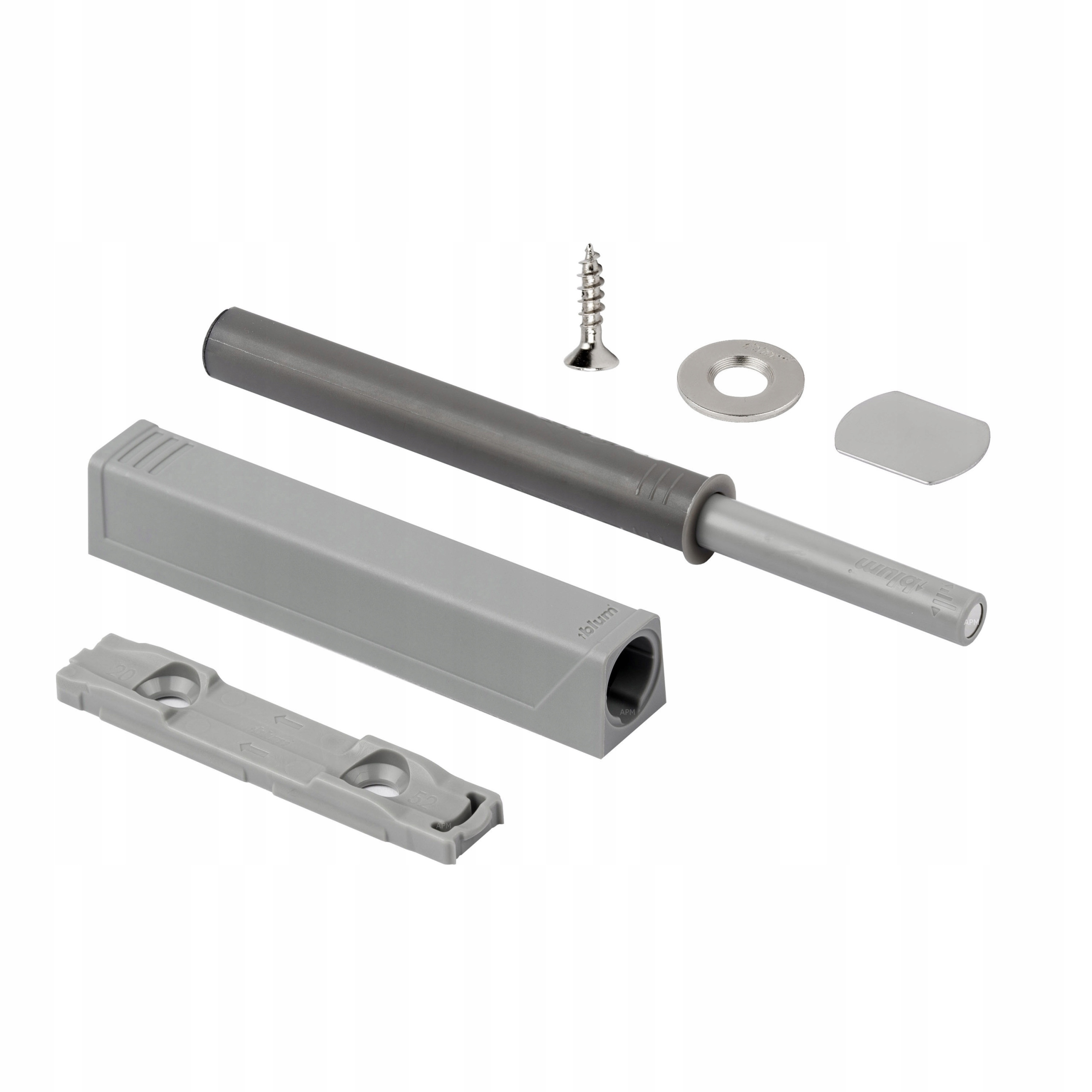 BLUM TIP-ON DŁUGI SZARY MAGNES 956A1004 + ADAPTER (956A1004) • Cena ...