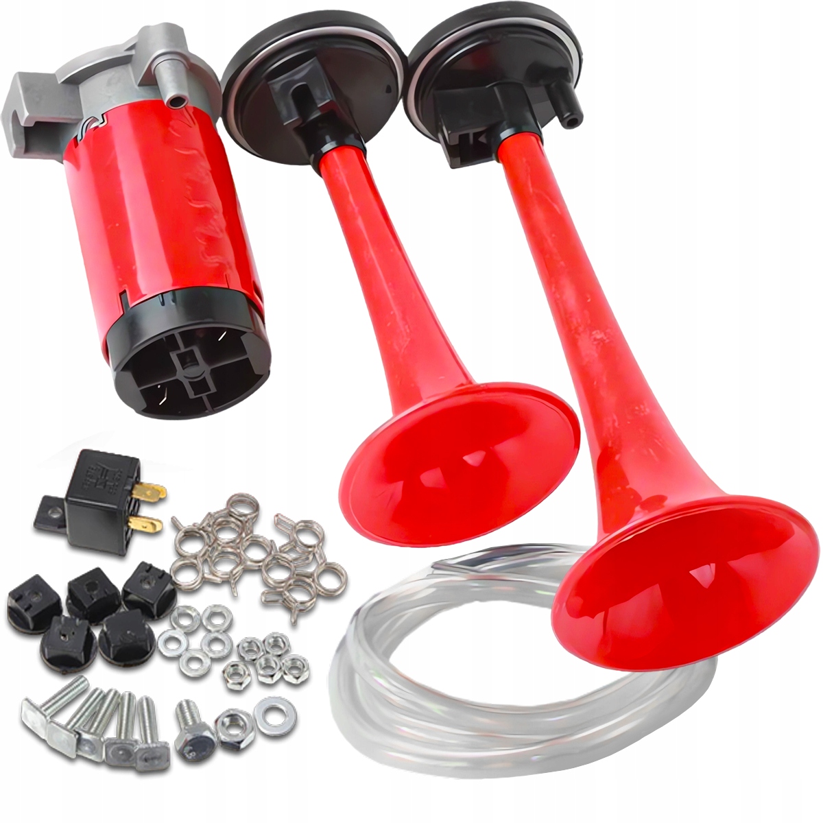 KLAKSON FANFARA SYGNAŁ 12V z kompresorem zestaw 410217 za 64,99 zł z ... KLAKSON FANFARA SYGNAŁ 12V z kompresorem zestaw 410217 za 64,99 zł z ...
