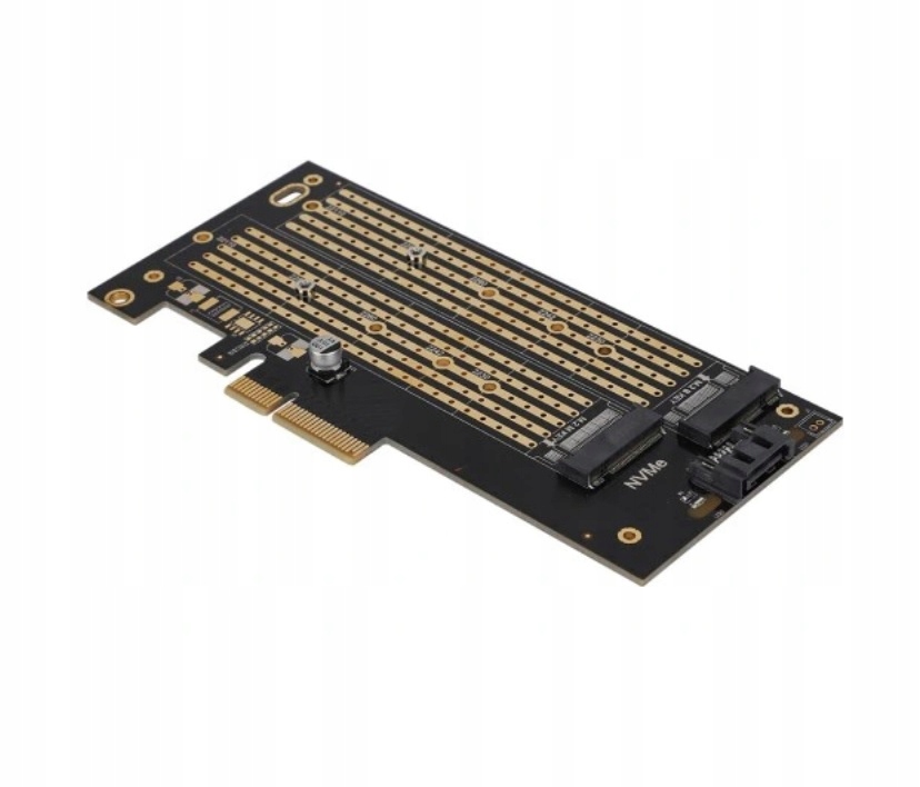 Adapter przejściówka PCIe x4 dla dysków SSD karta m.2 PCEM2-D NVMe ...
