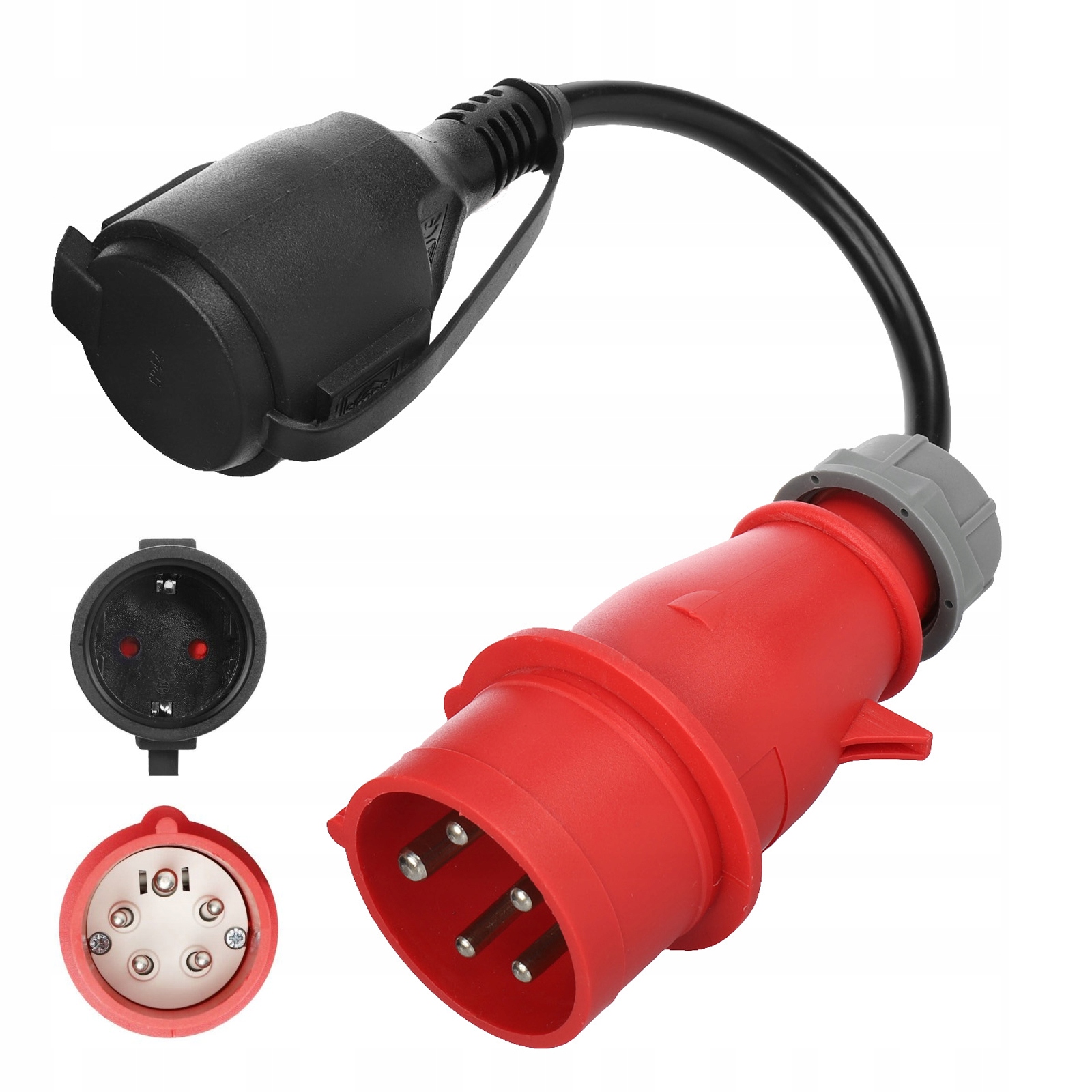 ADAPTER SIŁOWY PRZEJŚCIÓWKA 16A 400V 5P NA 230V • Cena, Opinie - Allegro