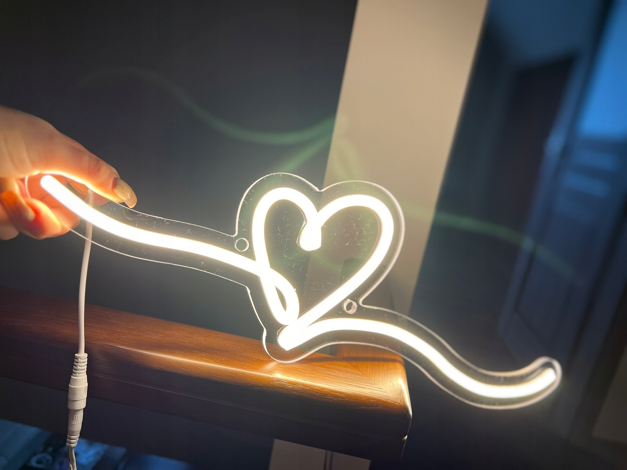 Logo "Serduszko" Napis Neon Led Ledon Neon Flex • Cena, Opinie • Neony ...