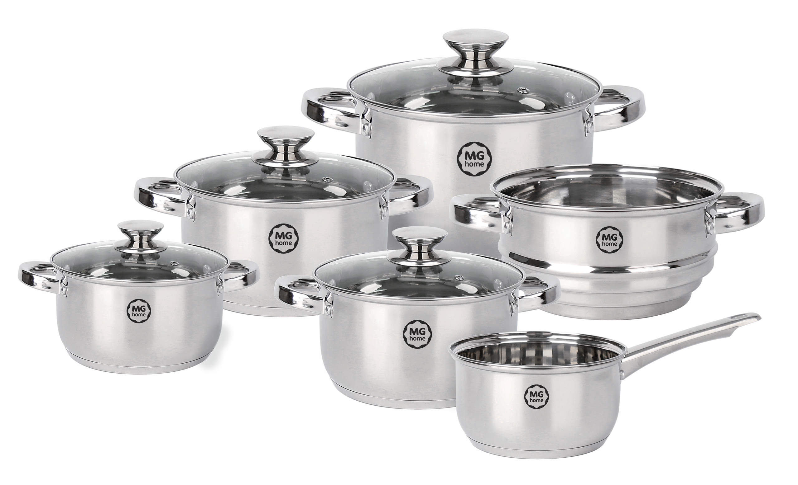 Zestaw Garnków MG Home Verso 10 el. INDUKCJA inox (5903849203708 ...