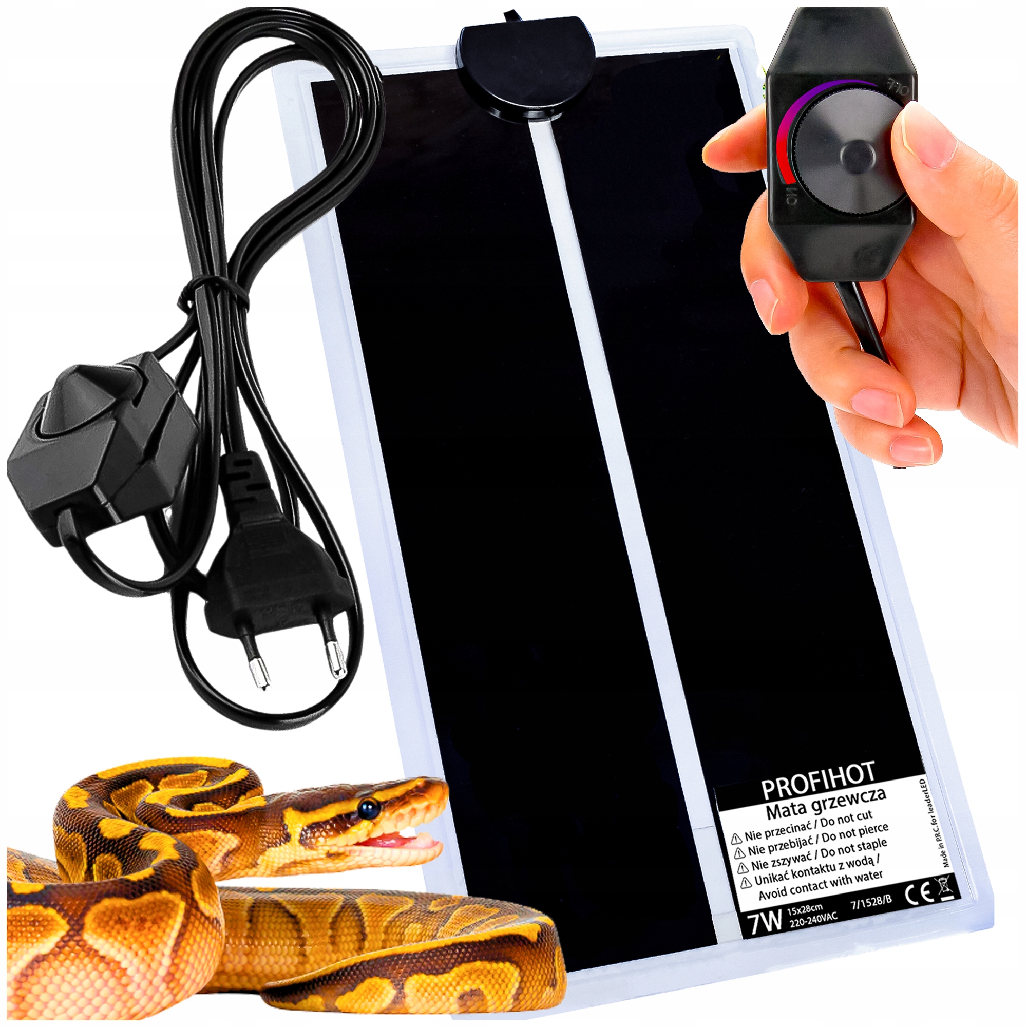 Mata grzewcza profiHOT 15x28 cm 7W z regulatorem temperatury • Cena ...