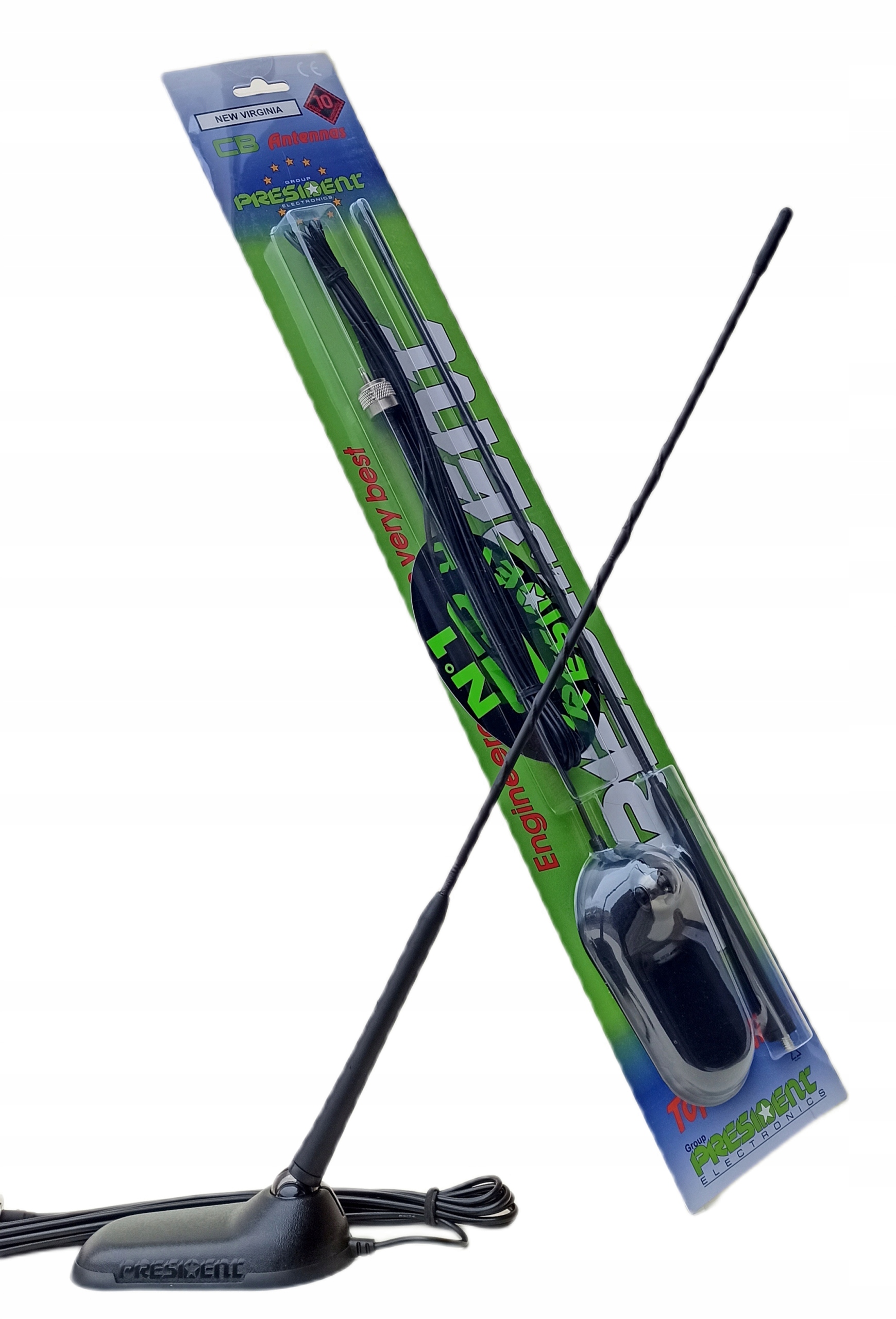 Antena CB magnesowa President 49 cm - Sklep, Opinie, Cena w Allegro