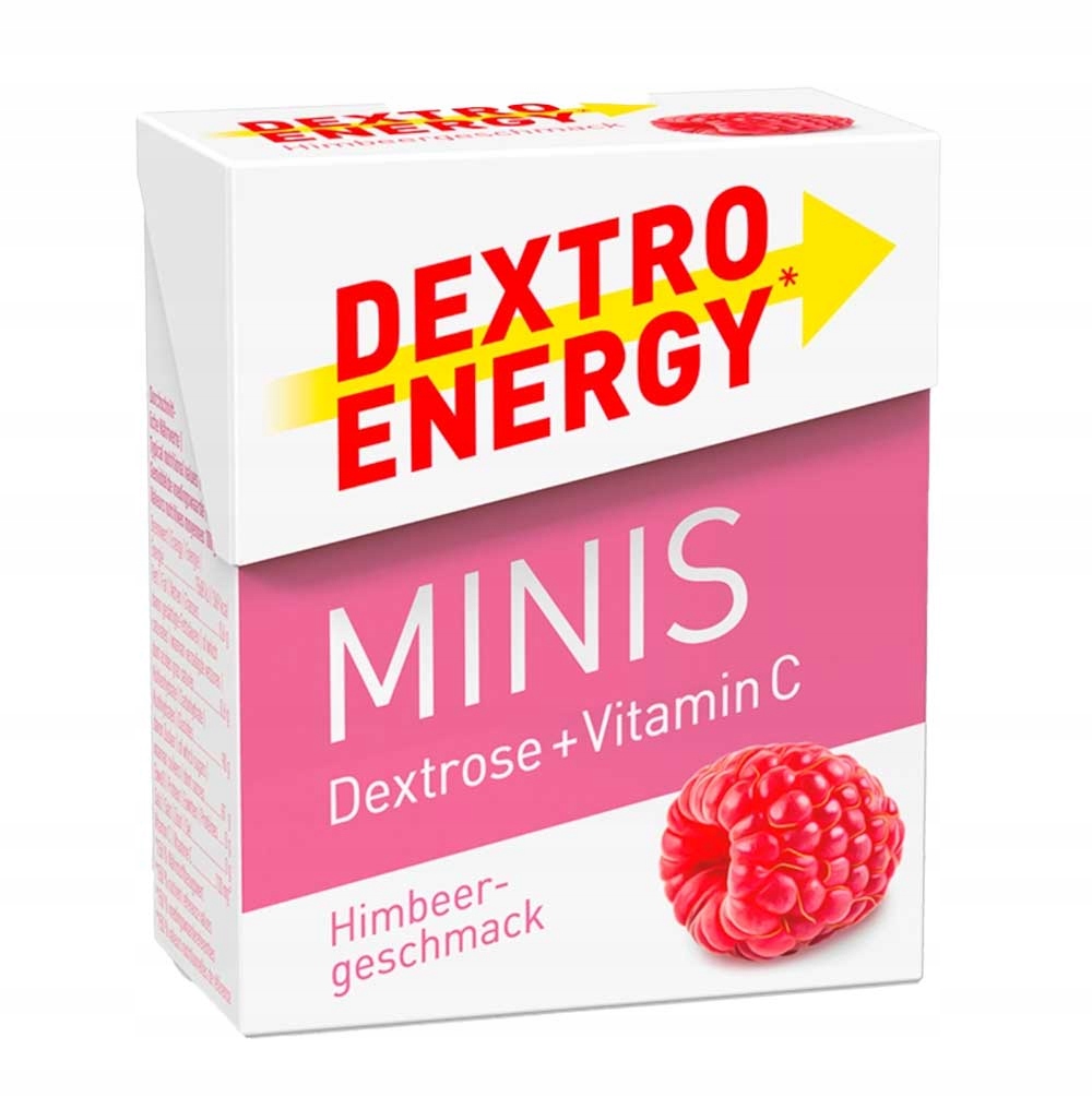 DEXTRO Energy MINIS Mini Kostki Malina Malinowe - 42405955 ...