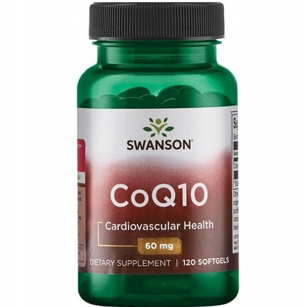 Koenzym Q10 60mg 120 kaps. SWANSON (0087614020358) • Cena, Opinie • Preparaty witaminowo ...