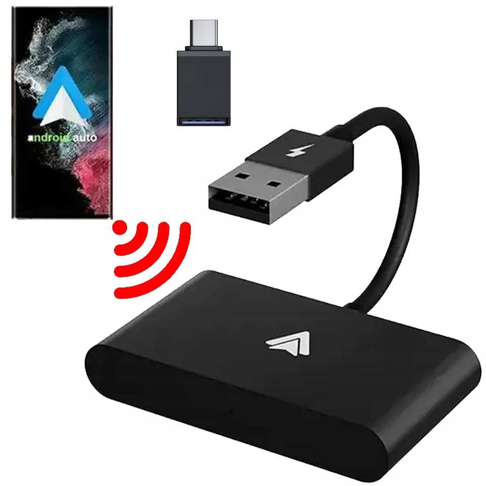 MINI ADAPTER DO BEZPRZEWODOWEGO POŁACZENIA ANDROID AUTO WIFI BT DLA ...