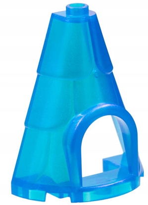 LEGO 80029 DACH WIEŻY 2x4x4 satynowy trans (3g) • Cena, Opinie ...