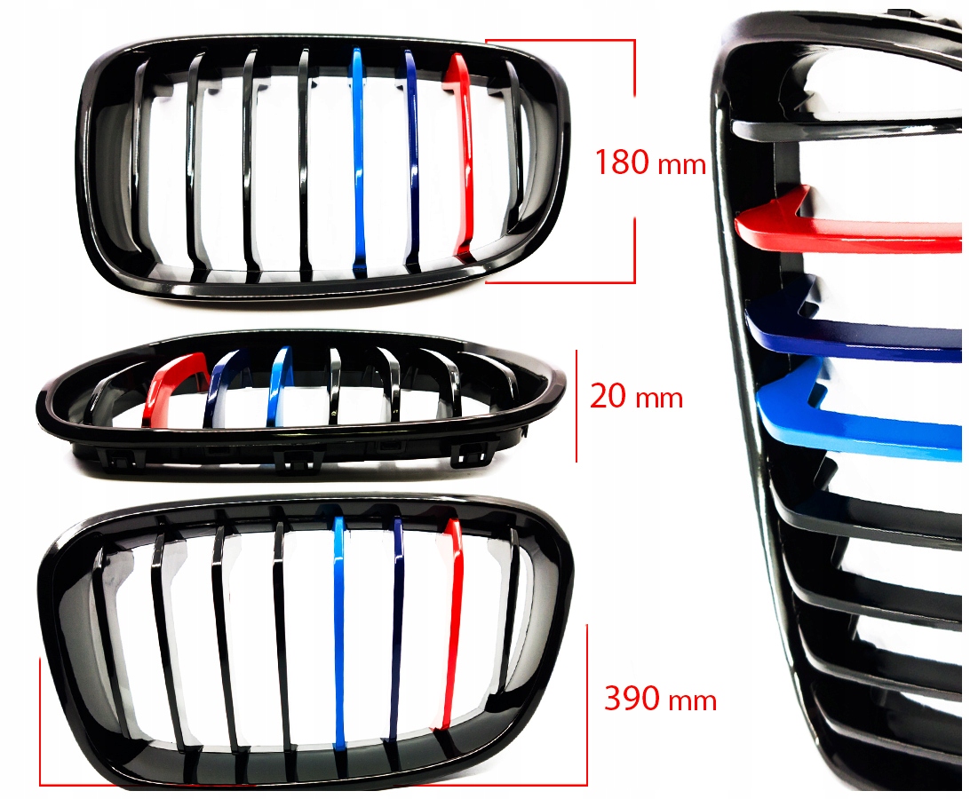 006GBM 2011-2014 - Решетка радиатора BMW F20 F21 BLACK GLOSS + M купить ...