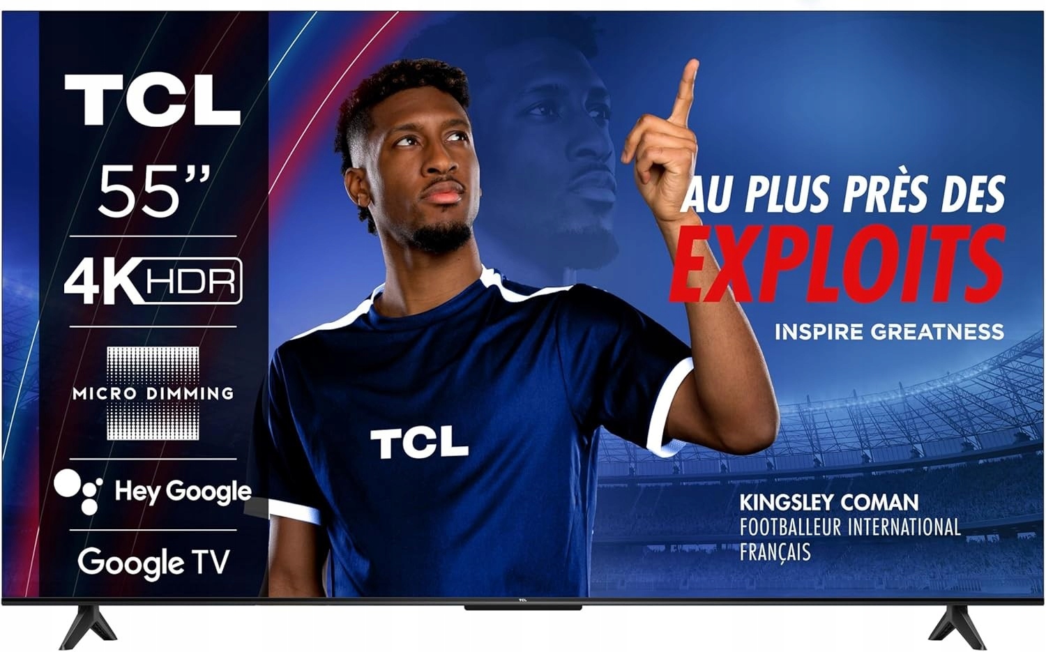 Telewizor 55 cali LED TCL 55V6B Google TV 4K UHD czarny - Sklep, Opinie ...