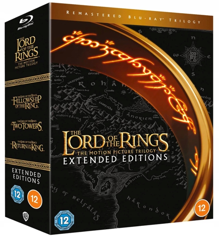 The Lord of the Rings Trilogy: Extended Editions płyta Blu-ray 17886192240 - Sklepy, Opinie ...