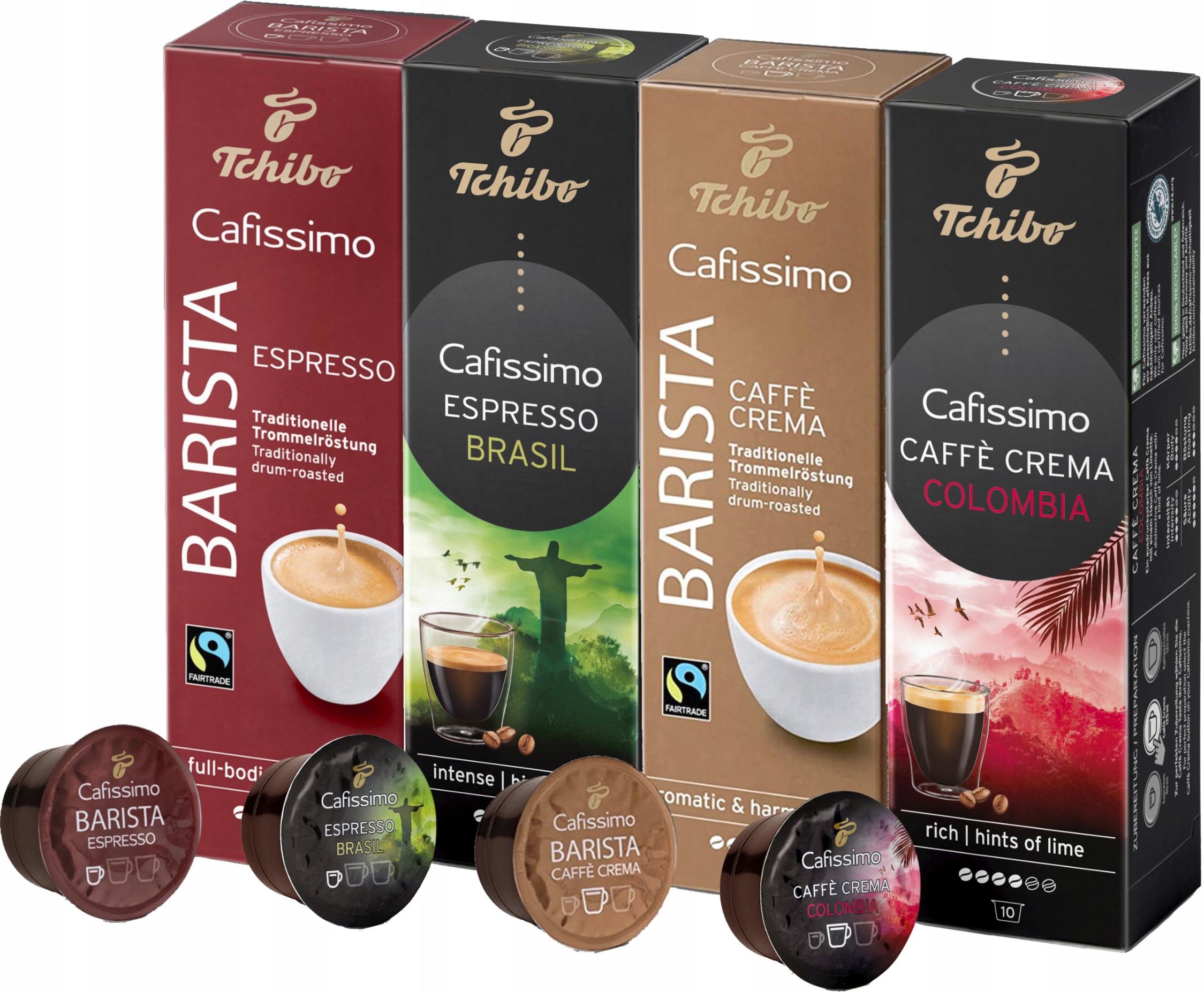 KAPSUŁKI TCHIBO CAFISSIMO ZESTAW 40 MIX ORIGINS 13511134535 - Allegro.pl