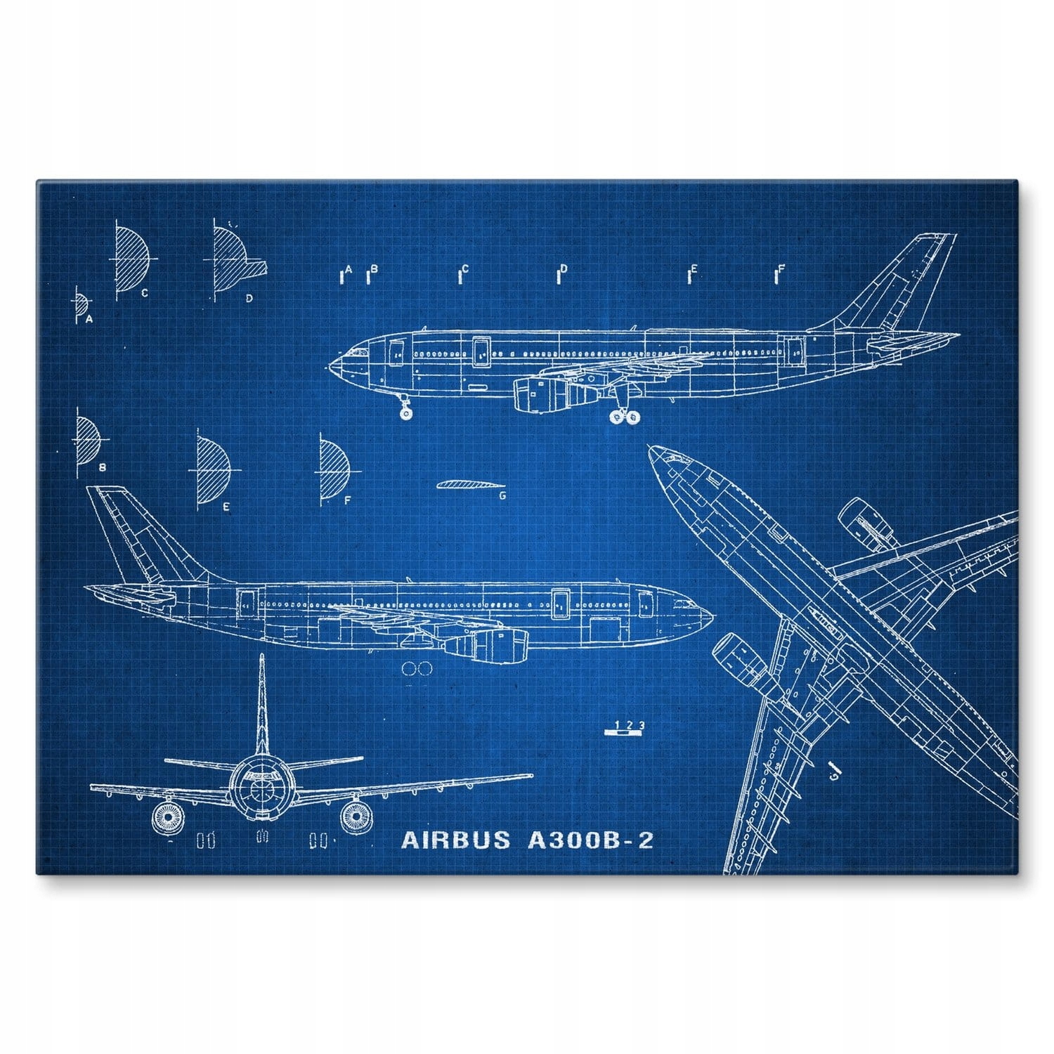 Metalowy plakat Samolot Airbus A300 Prezent 30 x 42 cm • Cena, Opinie ...