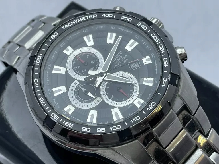 Zegarek Męski CASIO EDIFICE EF-539D-1AVUDF + BOX (4971850912323) • Cena, Opinie • Męskie ...