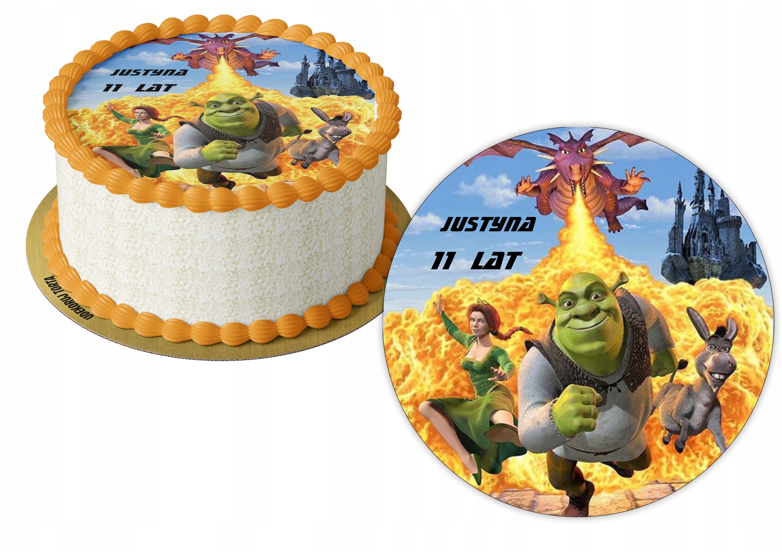 Opłatek SHREK+ imię 12628712423 - Allegro.pl