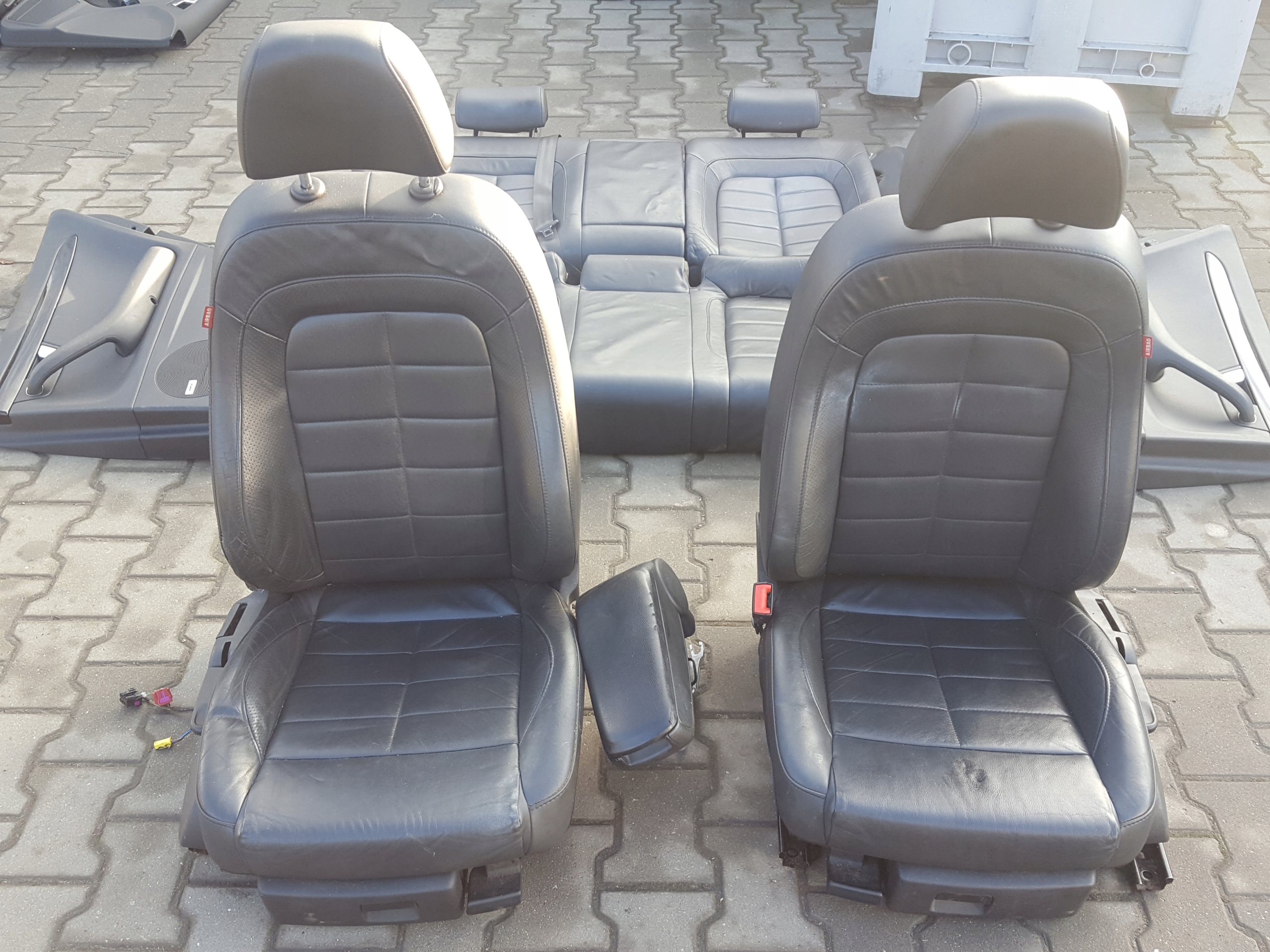 SEAT EXEO 09-13 KOMBI FOTELE KANAPA SKÓRY SKÓRZANE za 600.00PLN z ...