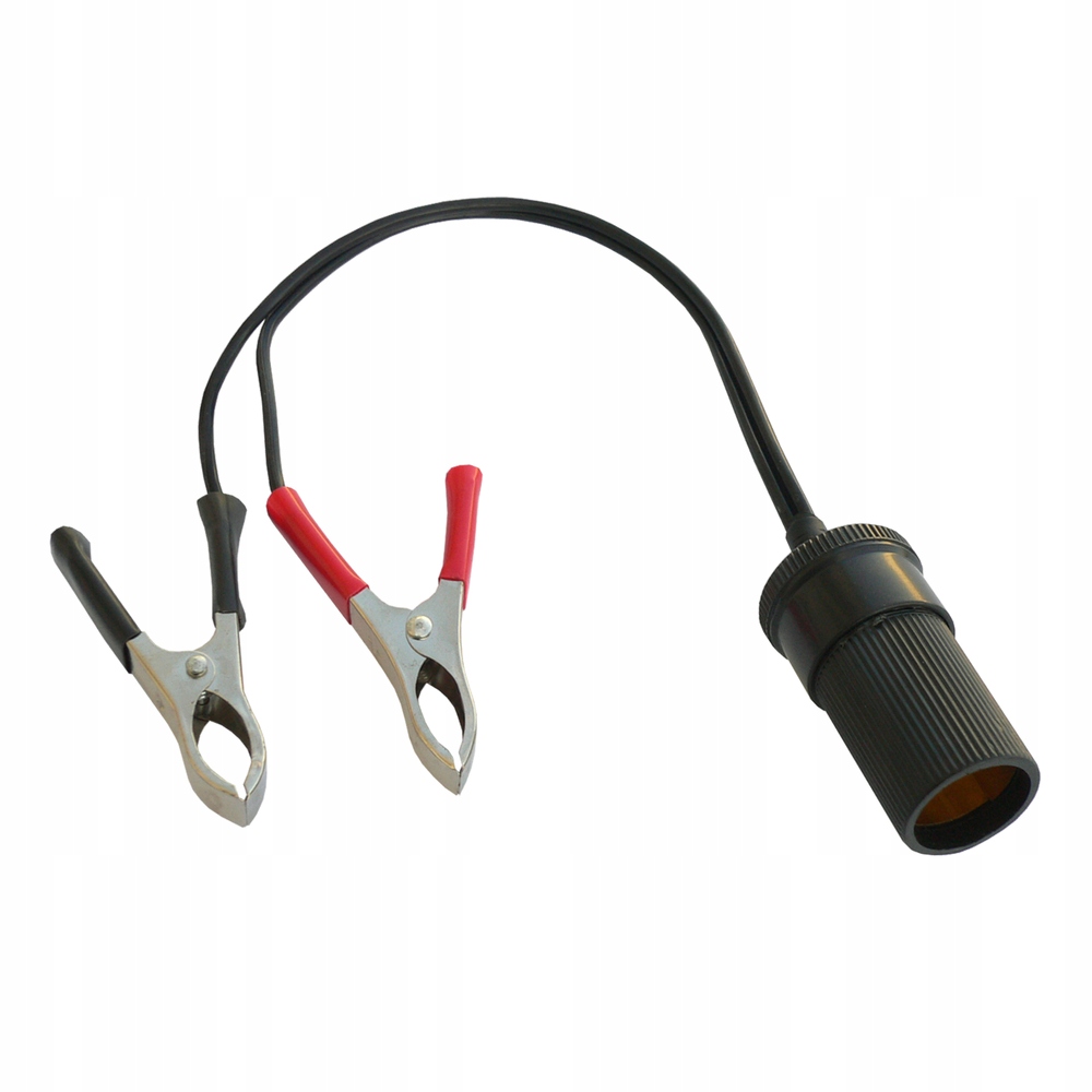 Adapter akumulatora Gniazdo zapalniczki Krokodylki za 7.50PLN z Gliwice - Allegro - (16186467512)
