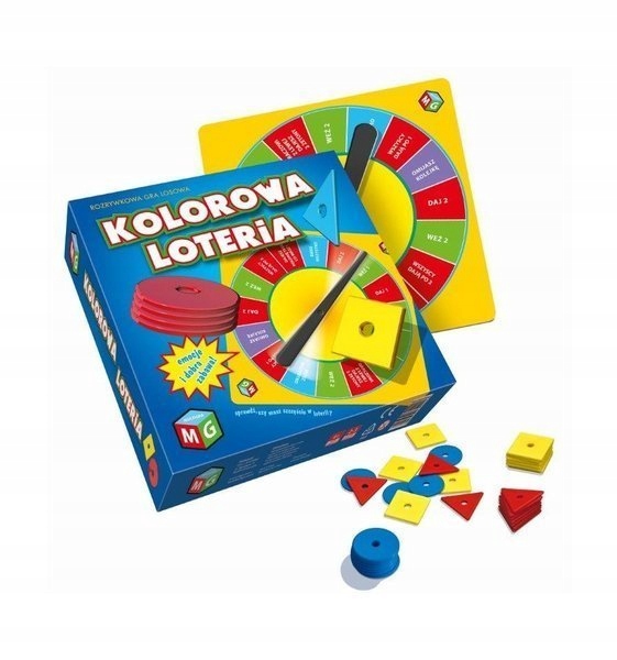 Gra planszowa Kolorowa loteria Granna • Cena, Opinie - Allegro