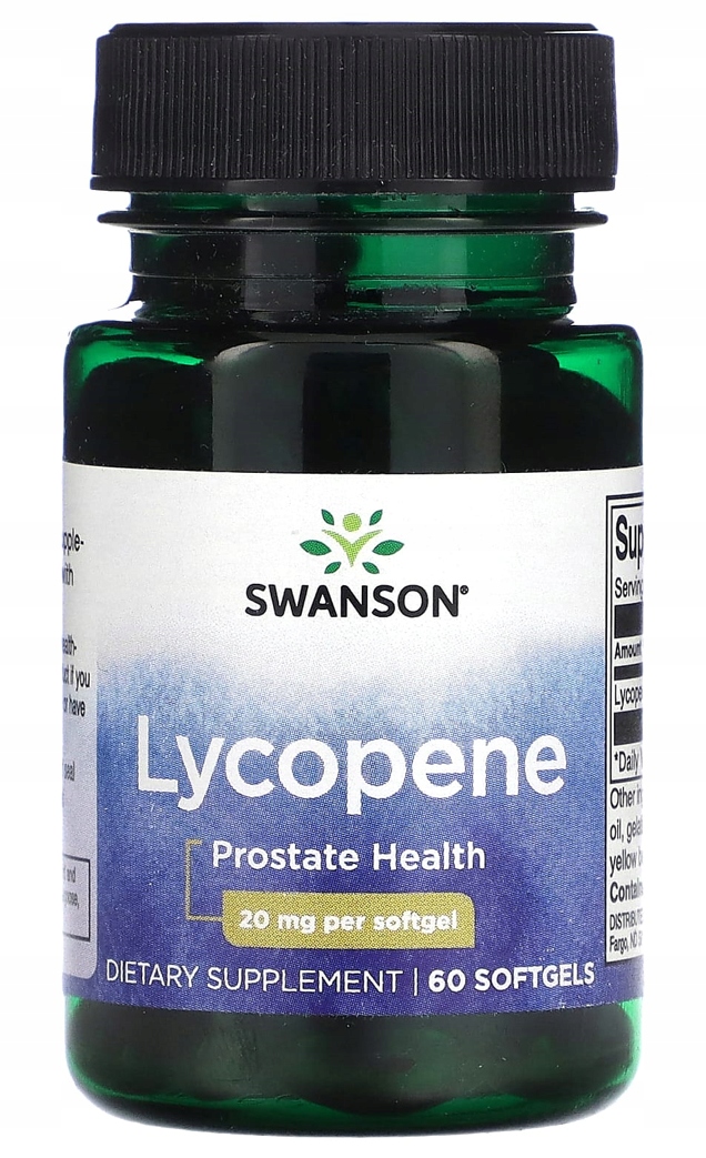 SWANSON Lycopene | Likopen 60 kaps. UKŁAD KRĄŻENIA (087614019505 ...