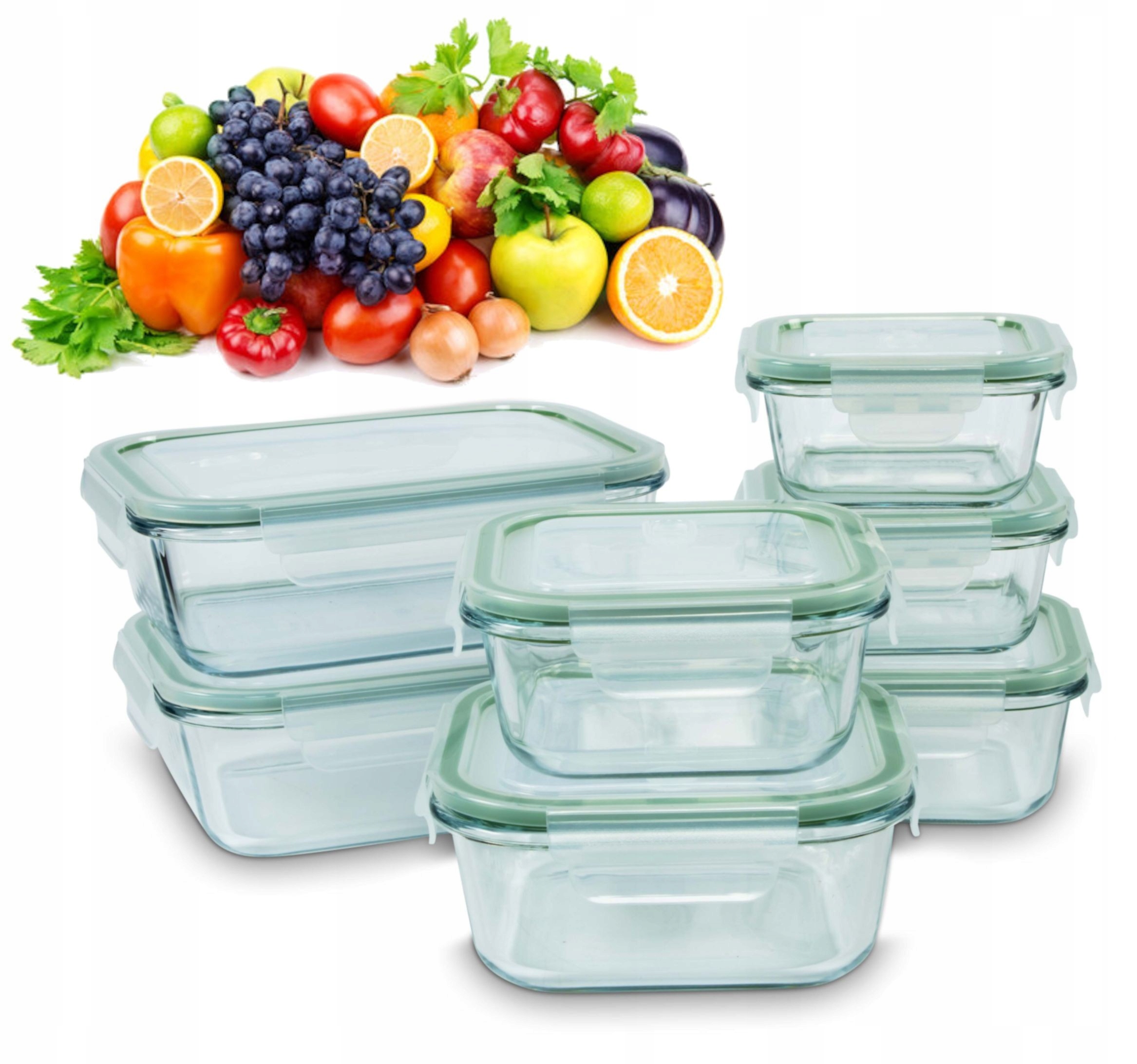 Pojemniki Szklane do Lodówki - Niska cena na Allegro.pl