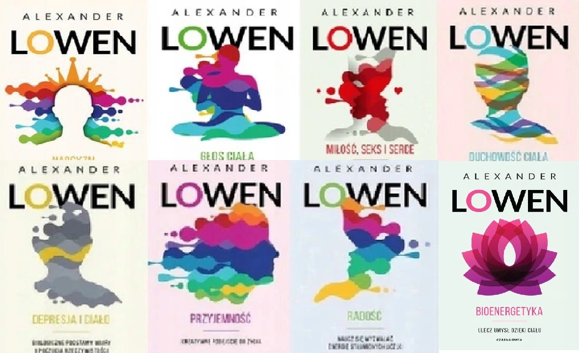 Bioenergetyka Alexander Lowen pakiet 8 książek (13538908807) | Książka Allegro