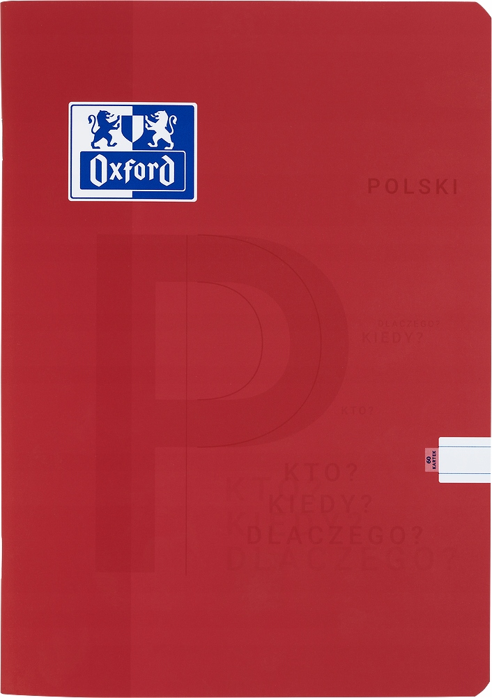 Zeszyt w linię A5 Oxford 60 kartek język polski tematyczny (5904017420576) • Cena, Opinie ...