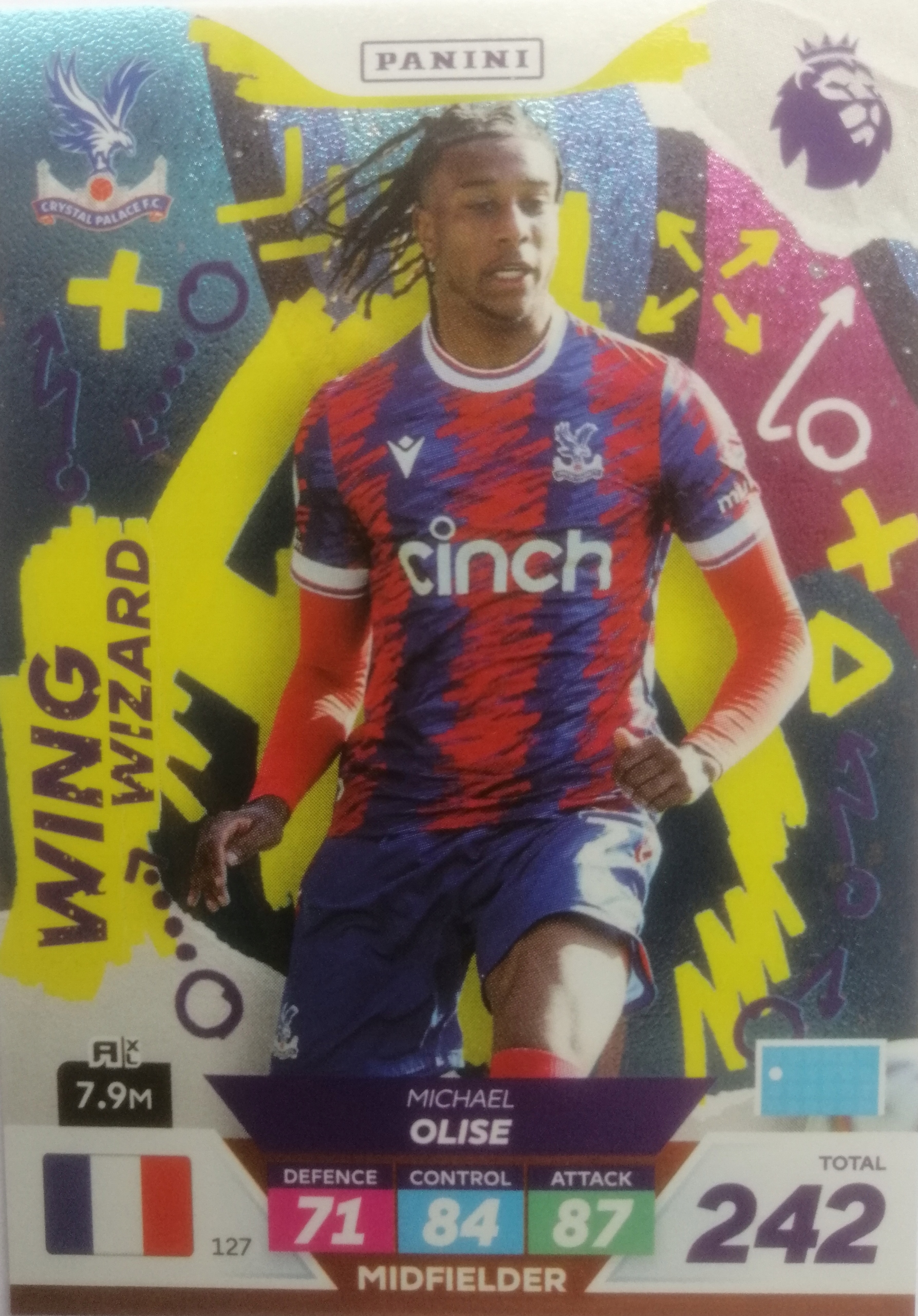 PREMIER LEAGUE PLUS 2023 WING WIZARD 127 OLISE - 13539028569 - Allegro