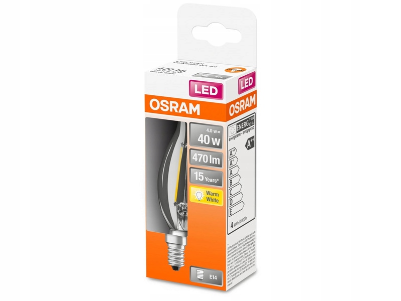 Żarówka LED OSRAM Retrofit Classic BA 40 (LED STAR CL BA FIL 40 NON-DIM ... Żarówka LED OSRAM Retrofit Classic BA 40 (LED STAR CL BA FIL 40 NON-DIM ...
