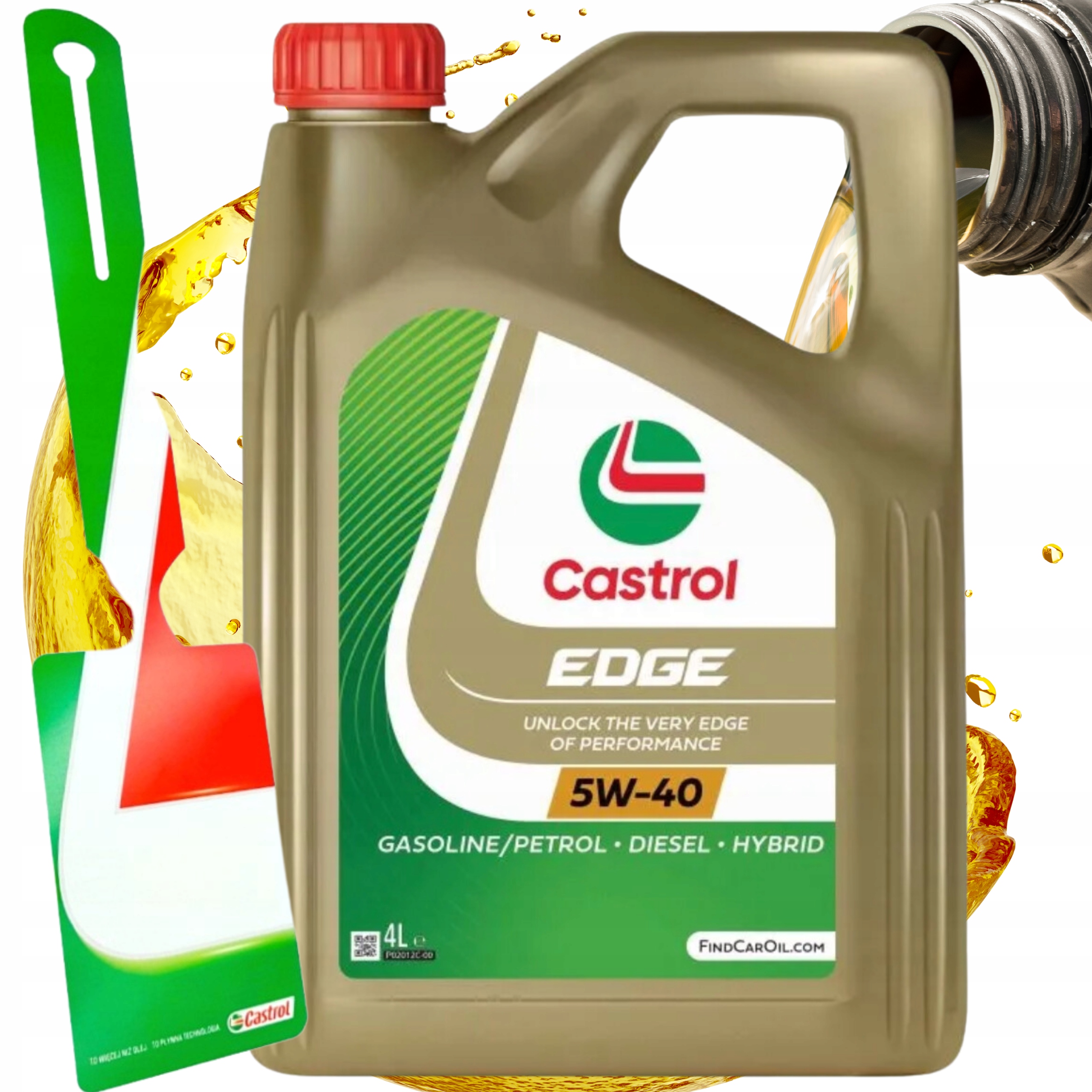 OLEJ SILNIKOWY 5W40 4L - CASTROL EDGE TITANIUM FST C3 PC API SN ...