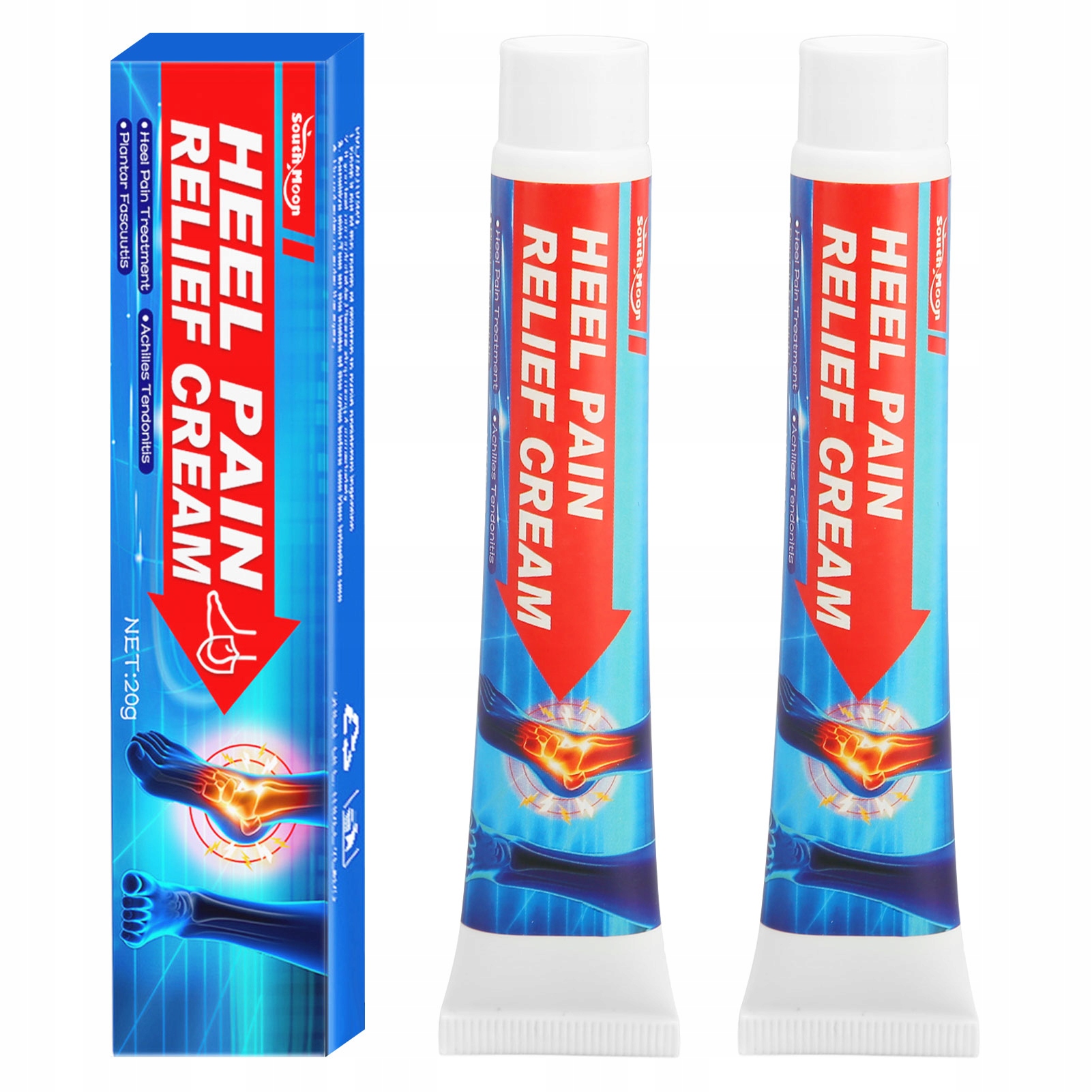 2 SZT. SKUTECZNA MAŚĆ OSTROGA PIĘTOWA BÓL STOPY 20G 16730666526 ...