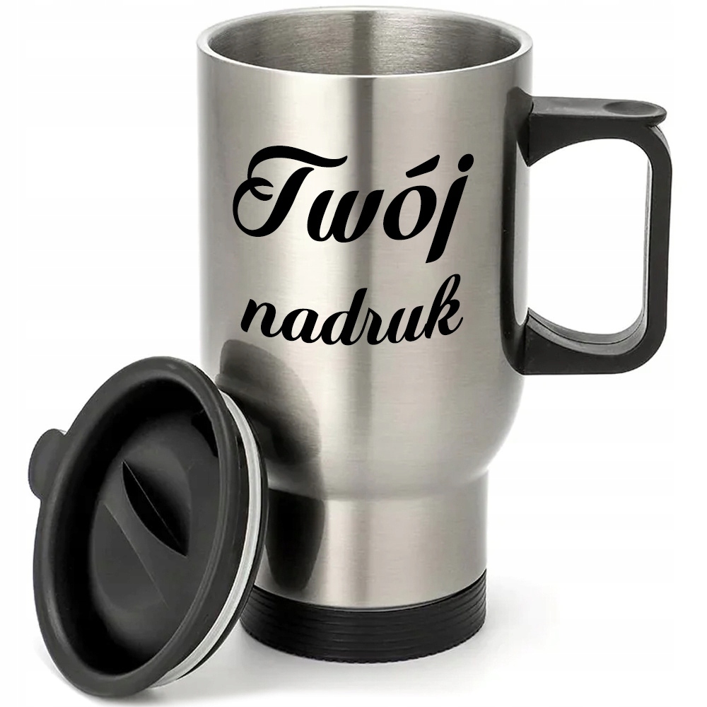Kubek CupCup termiczny z dowolnym nadrukiem metal 450 ml • Cena, Opinie - Allegro