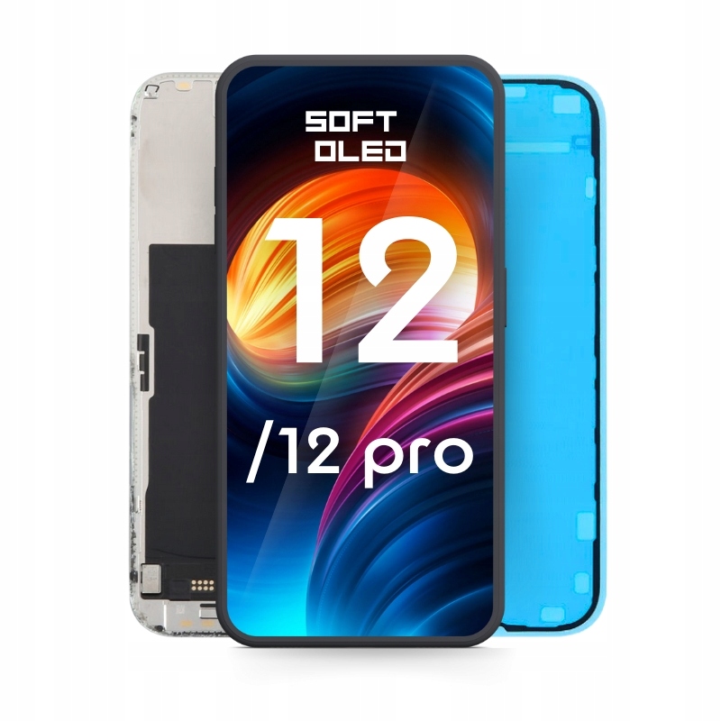 Apple iPhone 12/iPhone 12 Pro LCD Display Touchscreen - Soft OLED ...