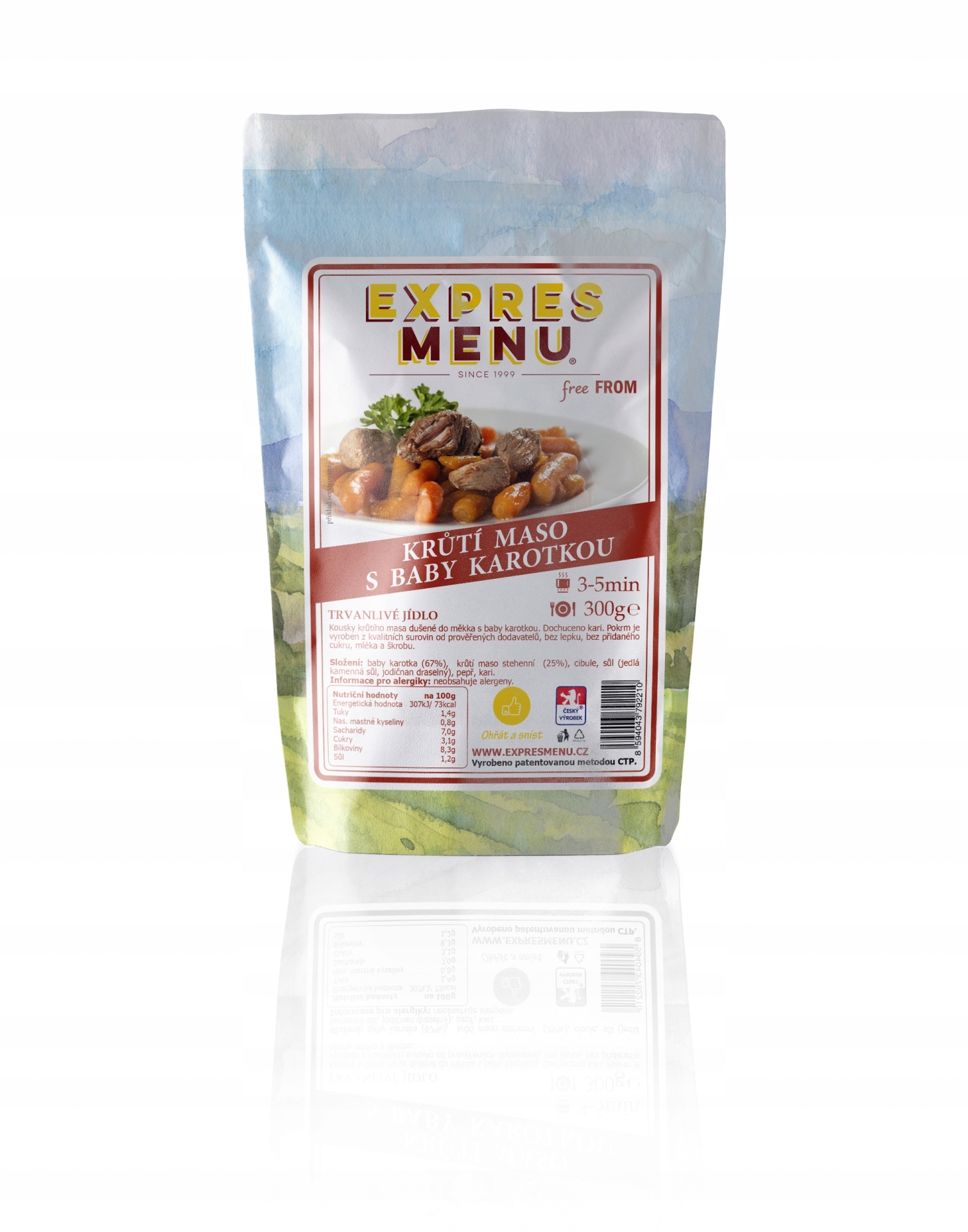 Expres Menu Baby Karotka S Krůtím Masem - Nízká cena na Allegro