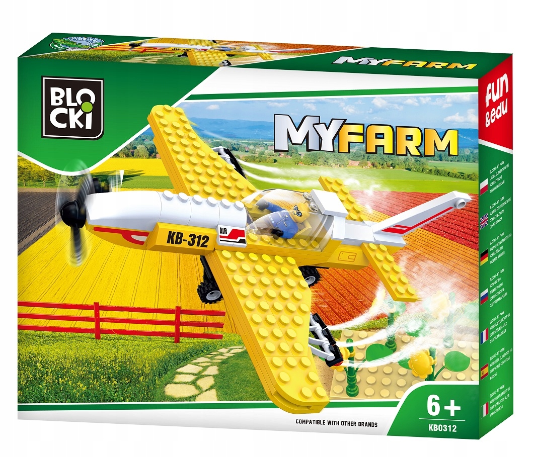Klocki konstrukcyjne Blocki MyFarm KB0312 146 elementów (6922018003122 ...