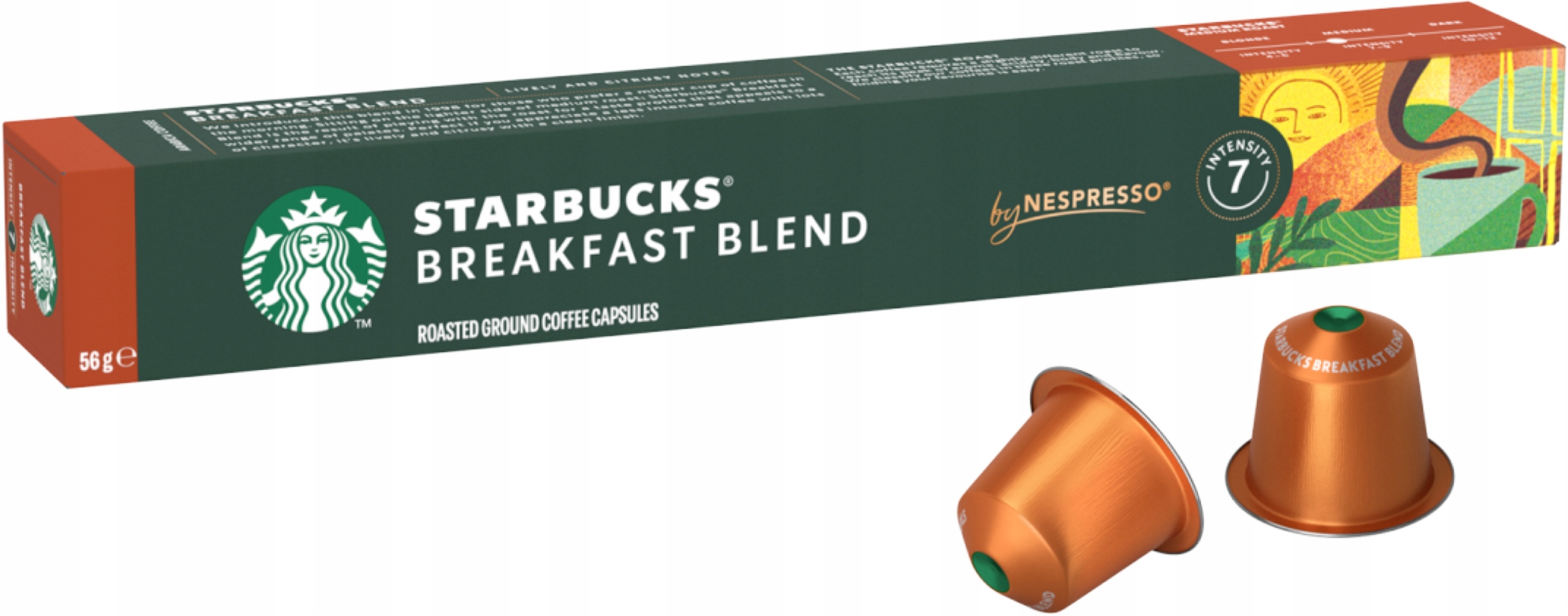 KÁVA pro NESPRESSO STARBUCKS Breakfast Blend 10 kapslí za 74.00CZK - Allegro
