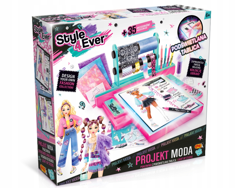 Malowanka Epee Pracownia z podświetlaną tablicą dla dziewczynek 6 lat ...