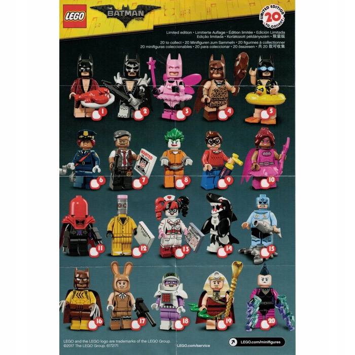 LEGO Batman Movie 71017 figurka minifigurka 71017 (5702015866804 ...