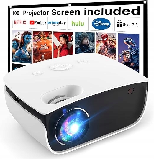 PROJEKTOR FULL HD 7500LM DOMÁCÍ KINO LCD BLUETOOTH 5.1 TOPVISION za ...